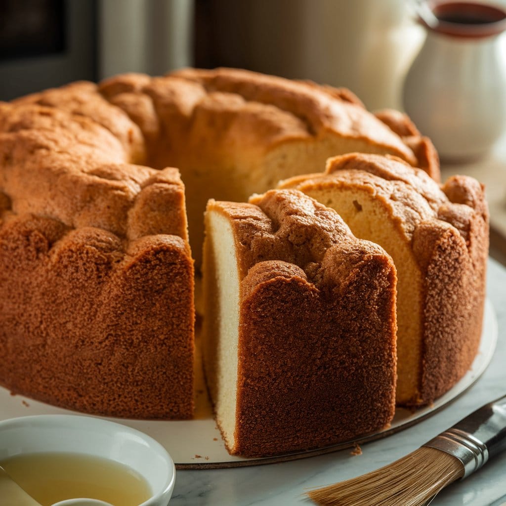 How to keep pecans from sinking in cake?