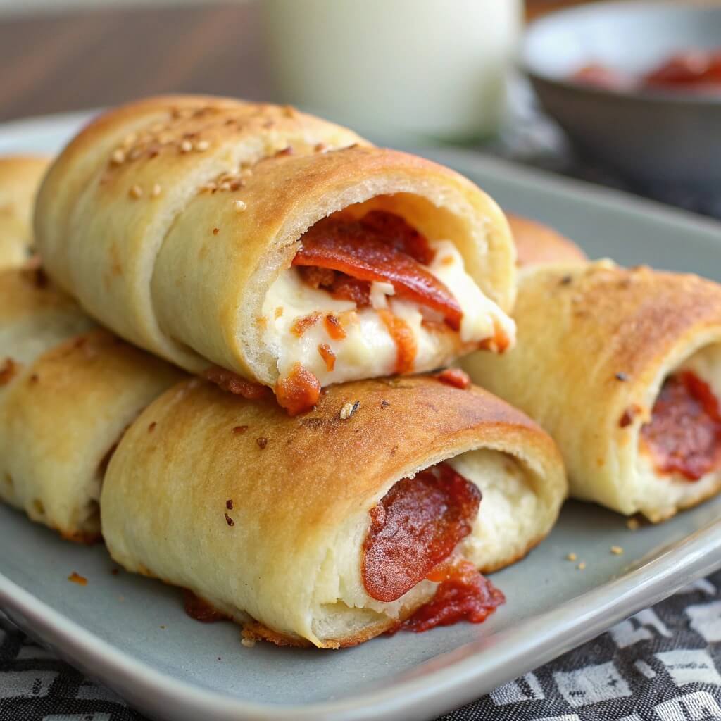 Mozzarella Pepperoni Crescent Rolls