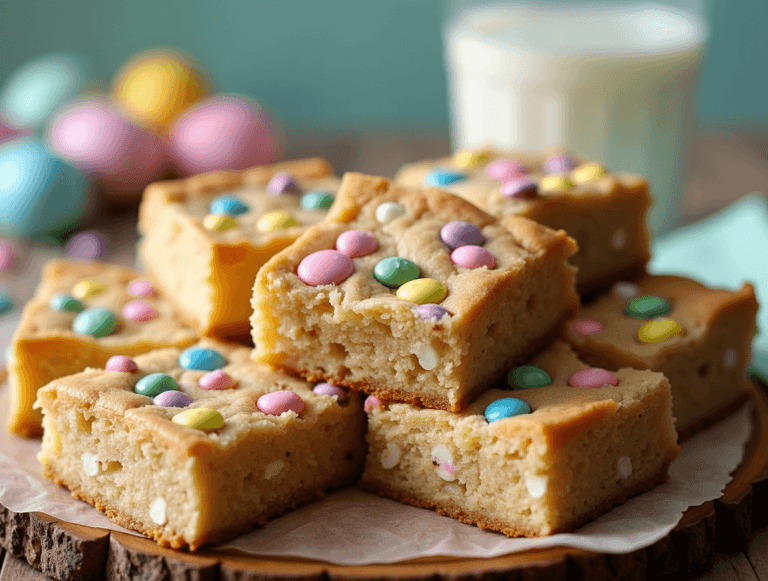 Easter Cake Mix Cookie Bars recipe