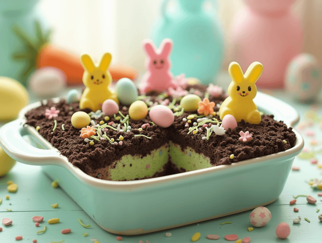 Easter Dirt Cake Casserole