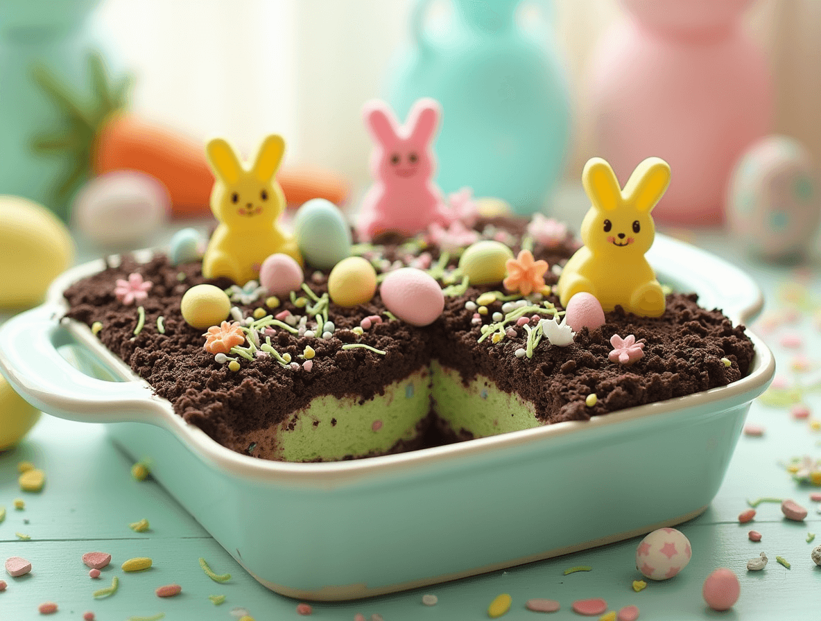 Easter Dirt Cake Casserole