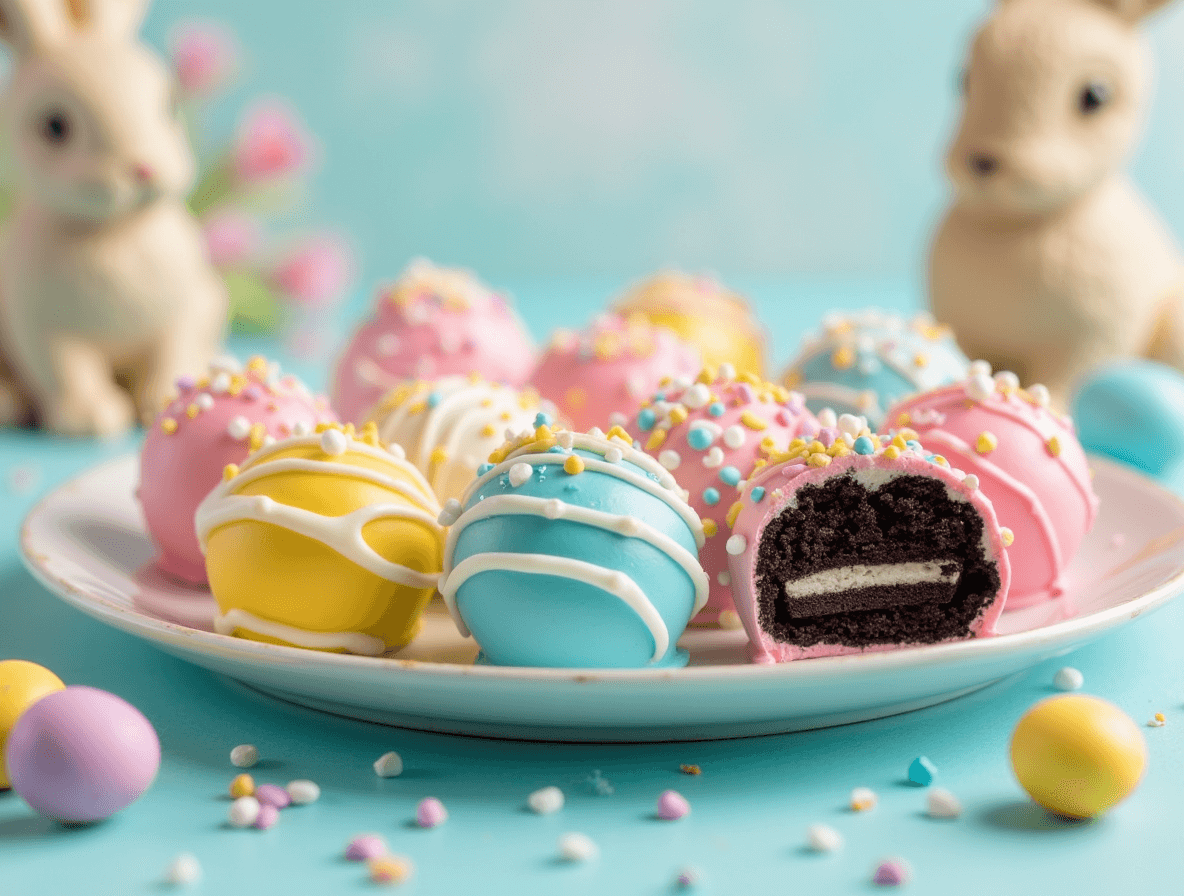 Easter Egg Oreo Cookie Balls