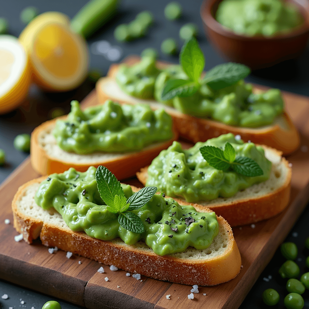 Spring Pea and Mint Crostini: A Fresh and Flavorful Appetizer