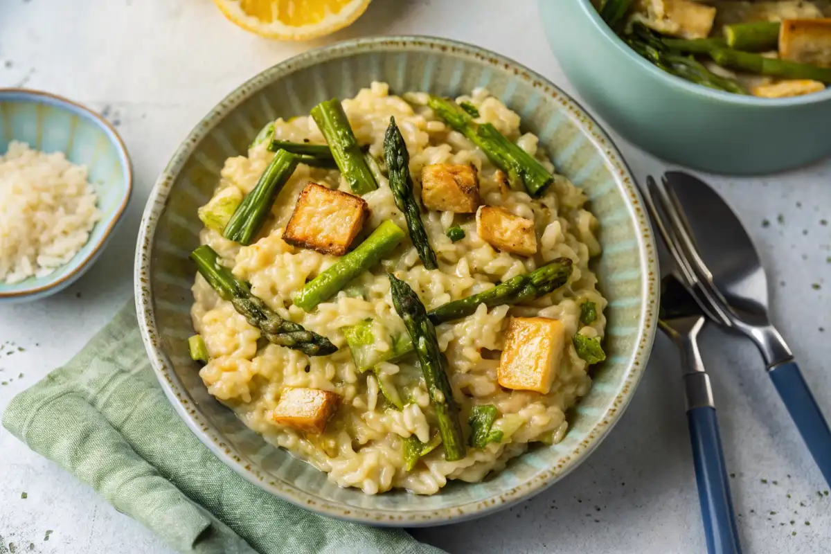 I Tried Making Vegan Asparagus Risotto and Accidentally Summoned Spring ...