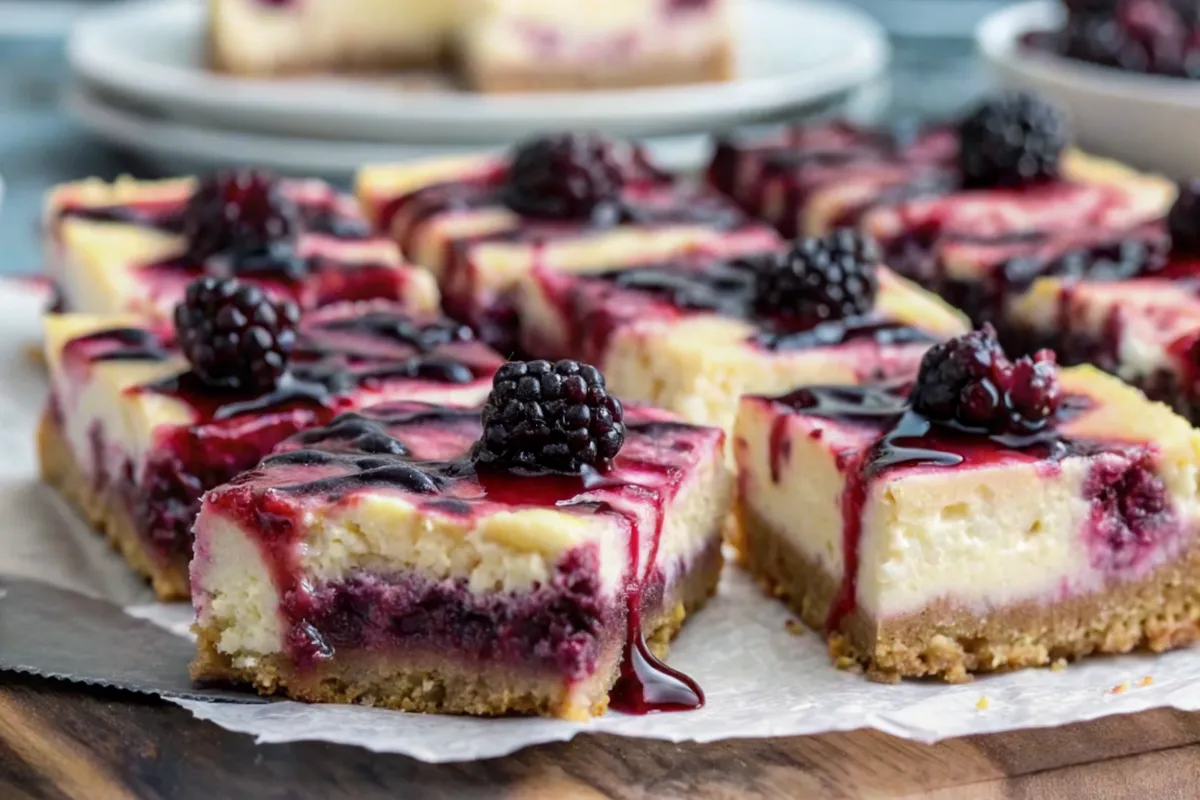 How to Make Black Raspberry Cheesecake Bars