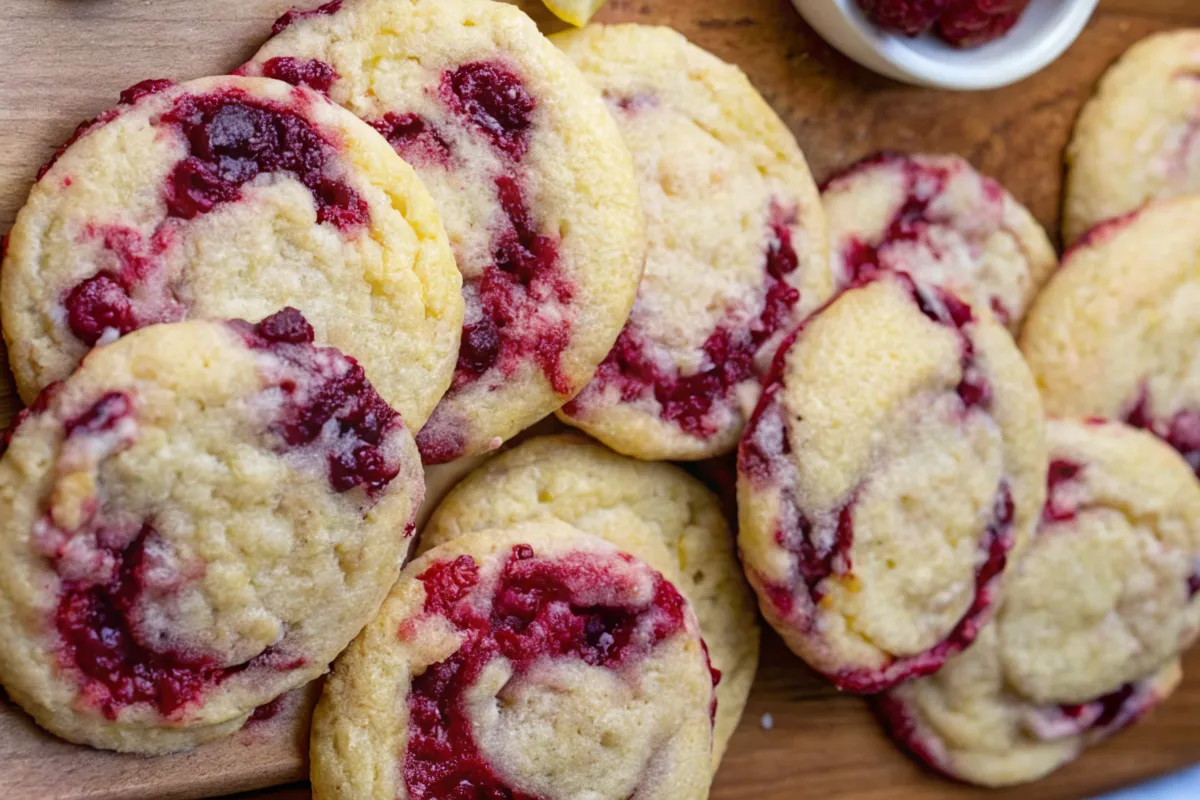 How to Make Black Raspberry and Lemon Shortbread Cookies Recipe