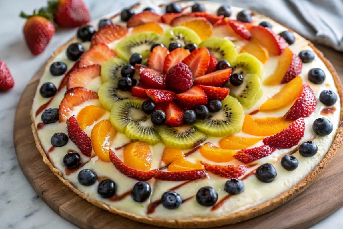 Fruit Pizza Recipe (Easy Sugar Cookie Crust)