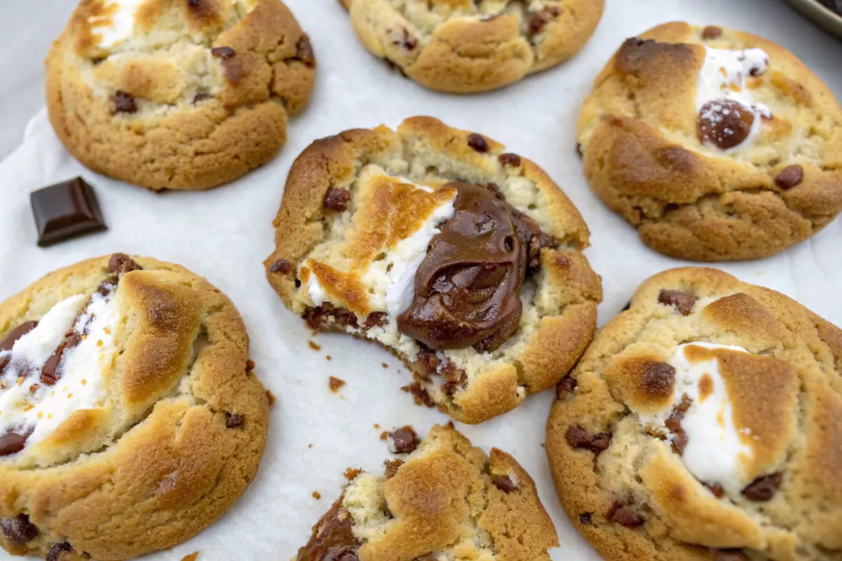 Smores Nutella Cookie Recipe