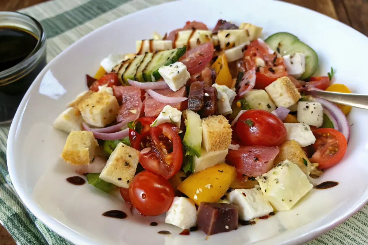 Antipasto Salad + Ultra-Cooked, Ultra-Crispy, Toasted, Sauced—Dripping ...
