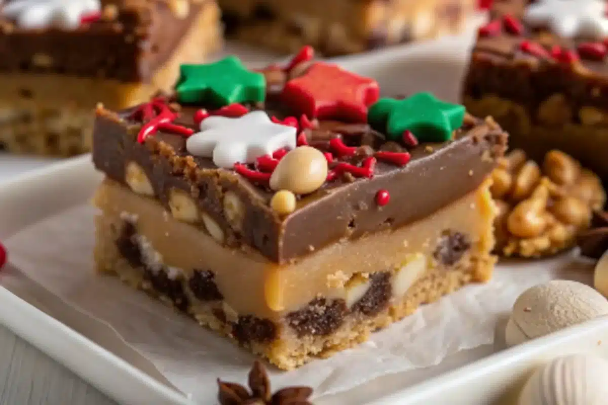 Christmas Magic Cookie Bars