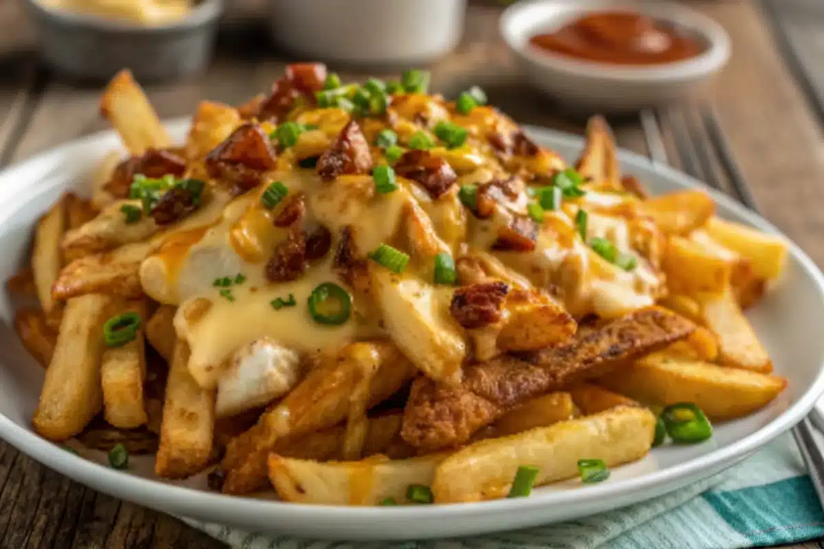 Cheesy Chicken Poutine with Crispy Fries – A Comfort Food Classic
